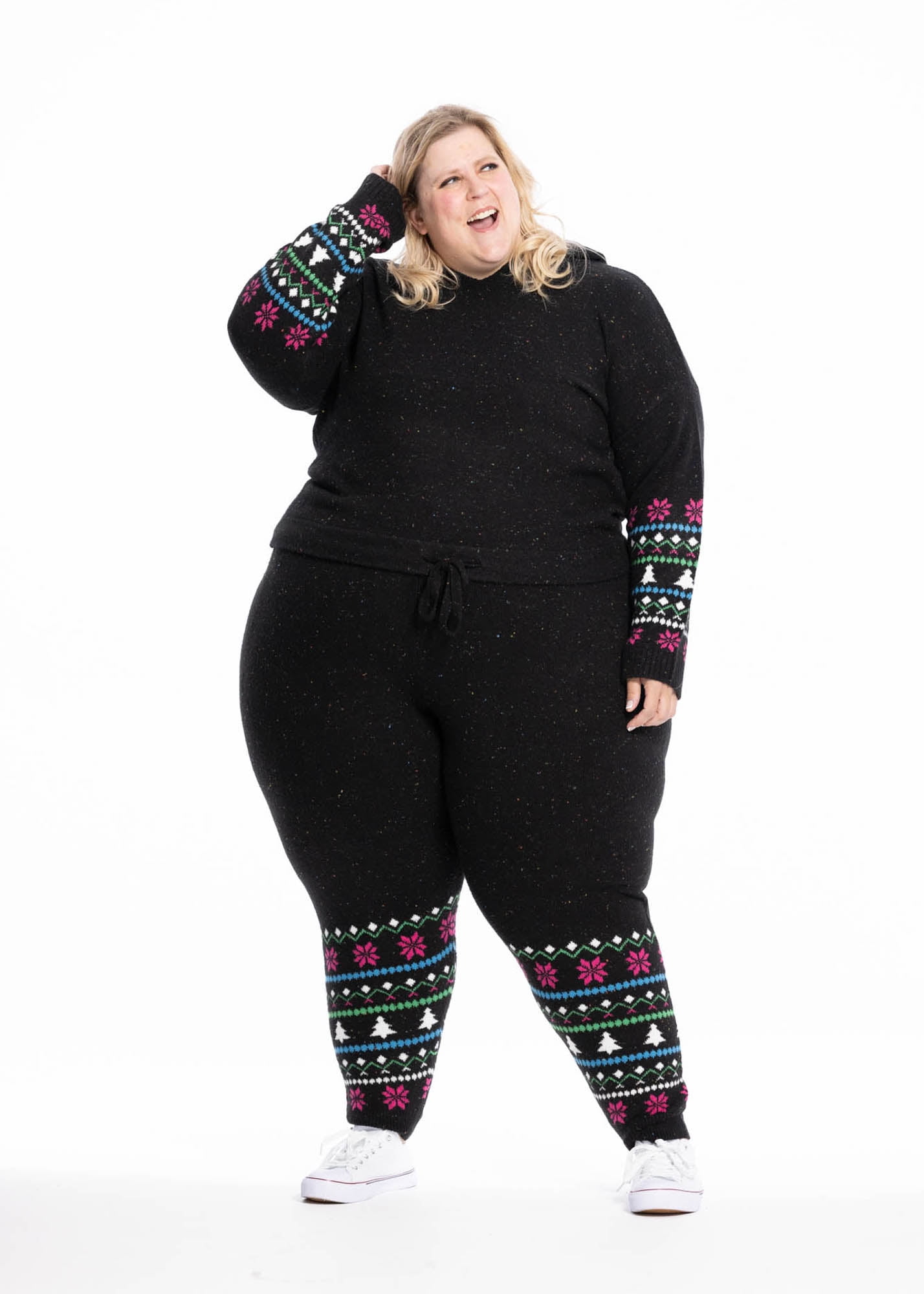 Jollidays x Glitter and Lazers Women's Holiday Movies & Chill Sweater ...