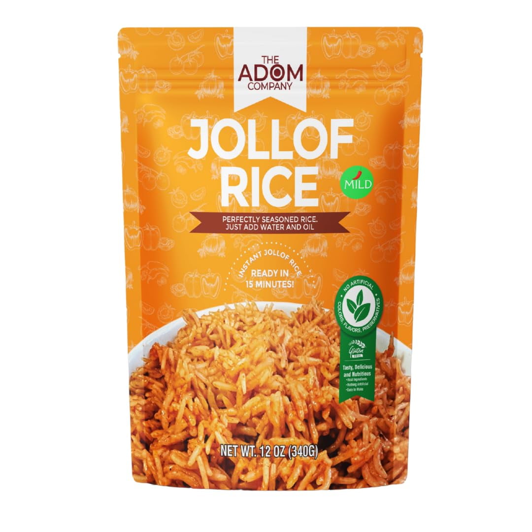 Jollof Rice Mix - Ready-to-Cook, Authentic KKS1 Nigerian Flavor, Richly ...