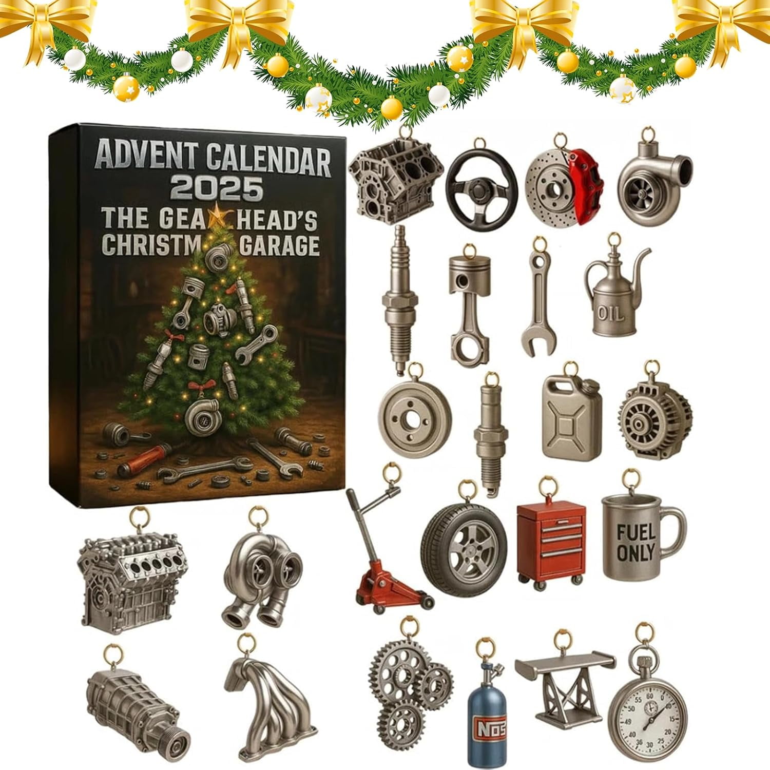 Jollup Advent Calendars 2025: The Gearhead’s Christmas Garage, 24 Day ...