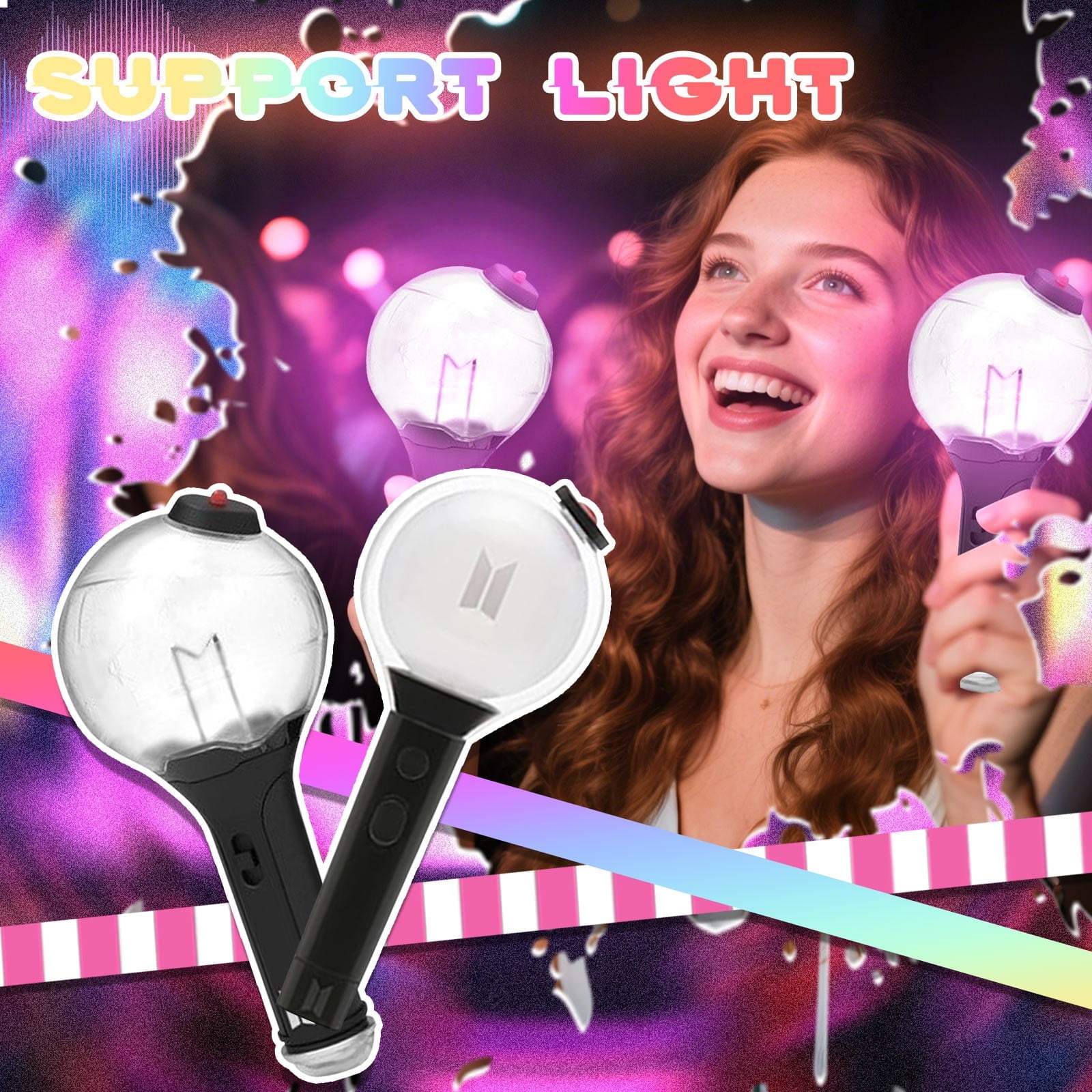 Jollup Bts Official Light Stick Ver.3 & Ver.4 Map of The Soul Album ...