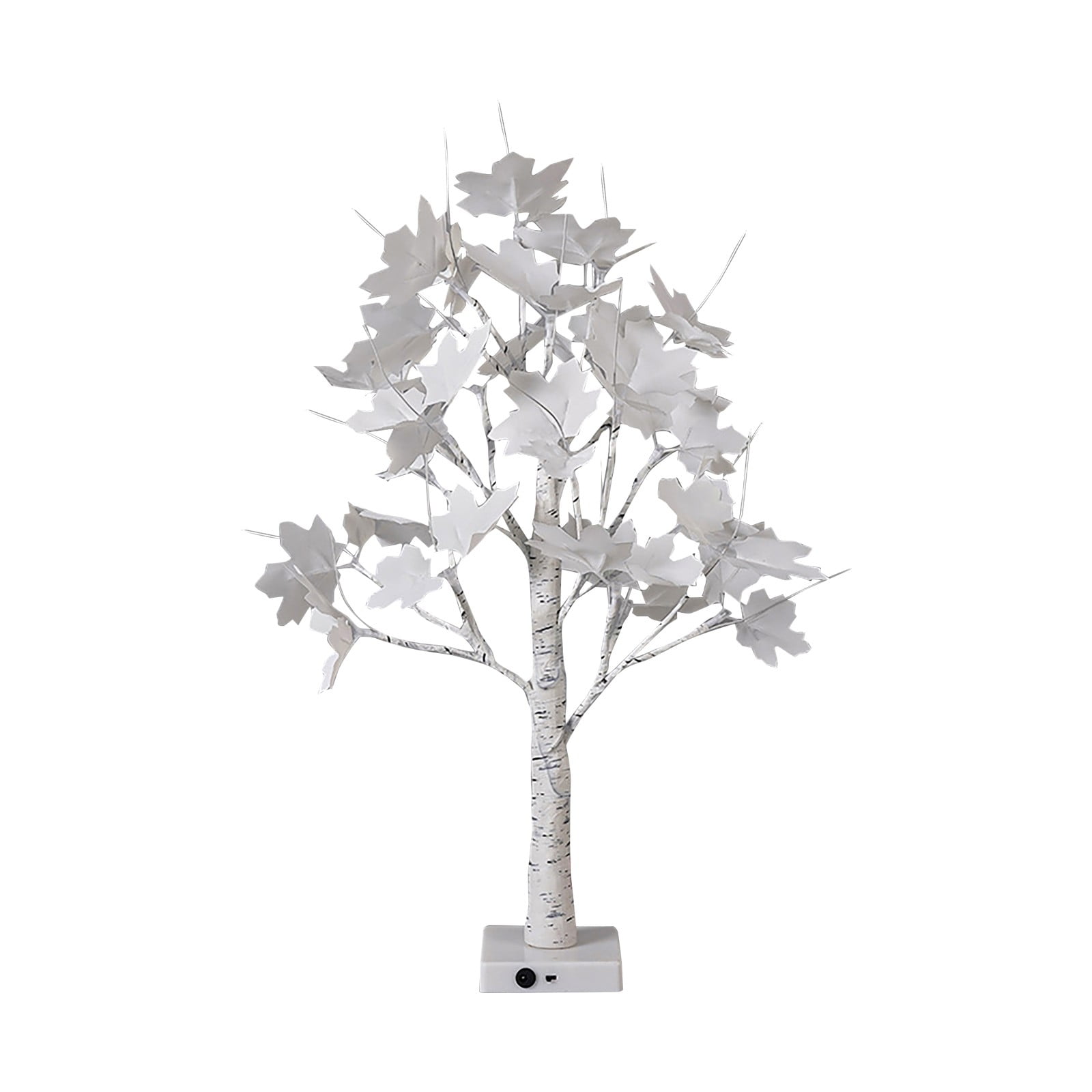 Jollup Christmas Birch Tree with LED Lights, DIY Artificial Tree Lamp ...