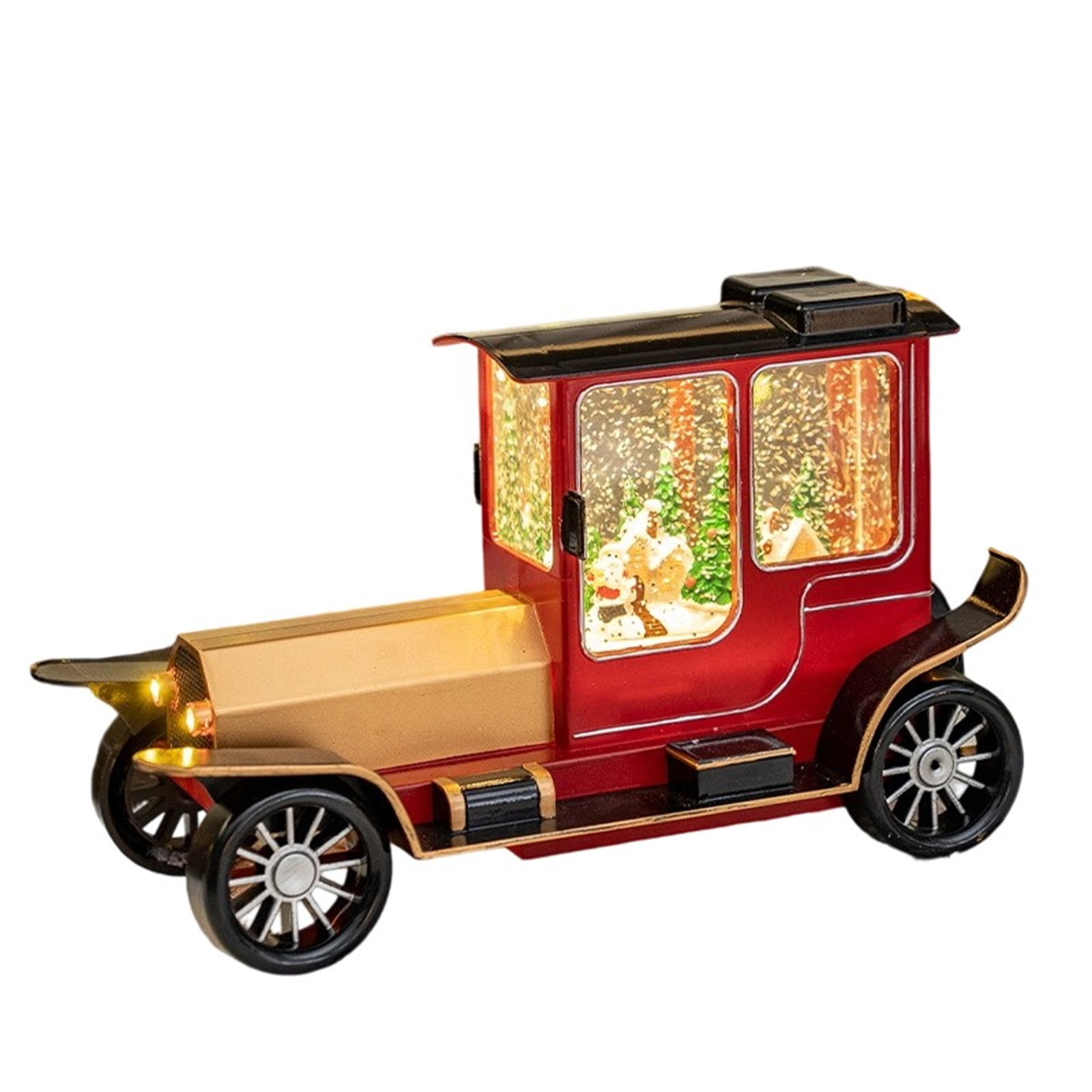 Jollup Christmas Vintage Style Christmas Carriage Decoration with LED ...
