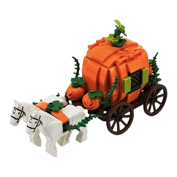 Jollup Halloween Horror Pumpkin Carriage/Coachman Building Set ...