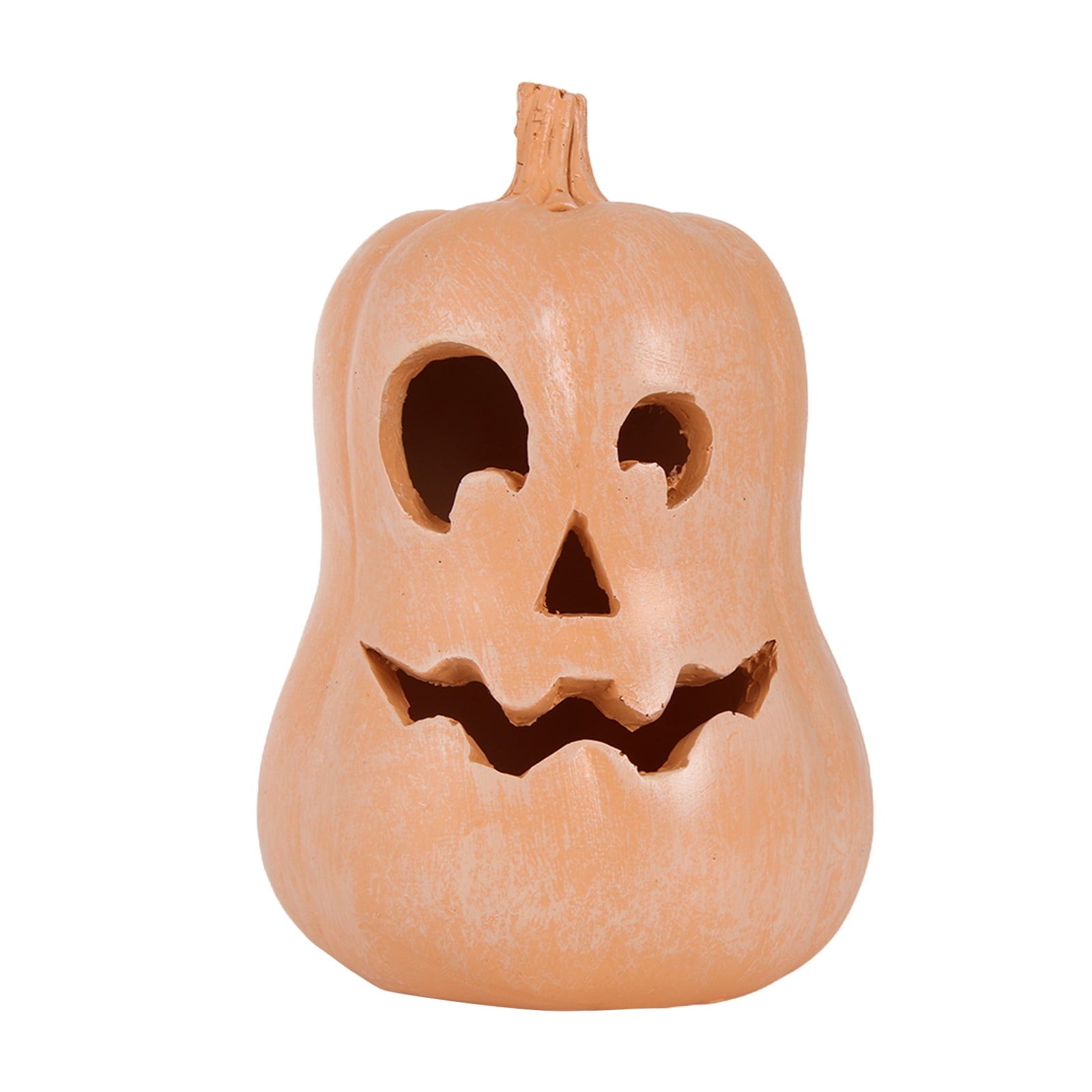 Jollup Fall Decor Handmade Orange Terracotta Jack O’ Lantern Luminary ...