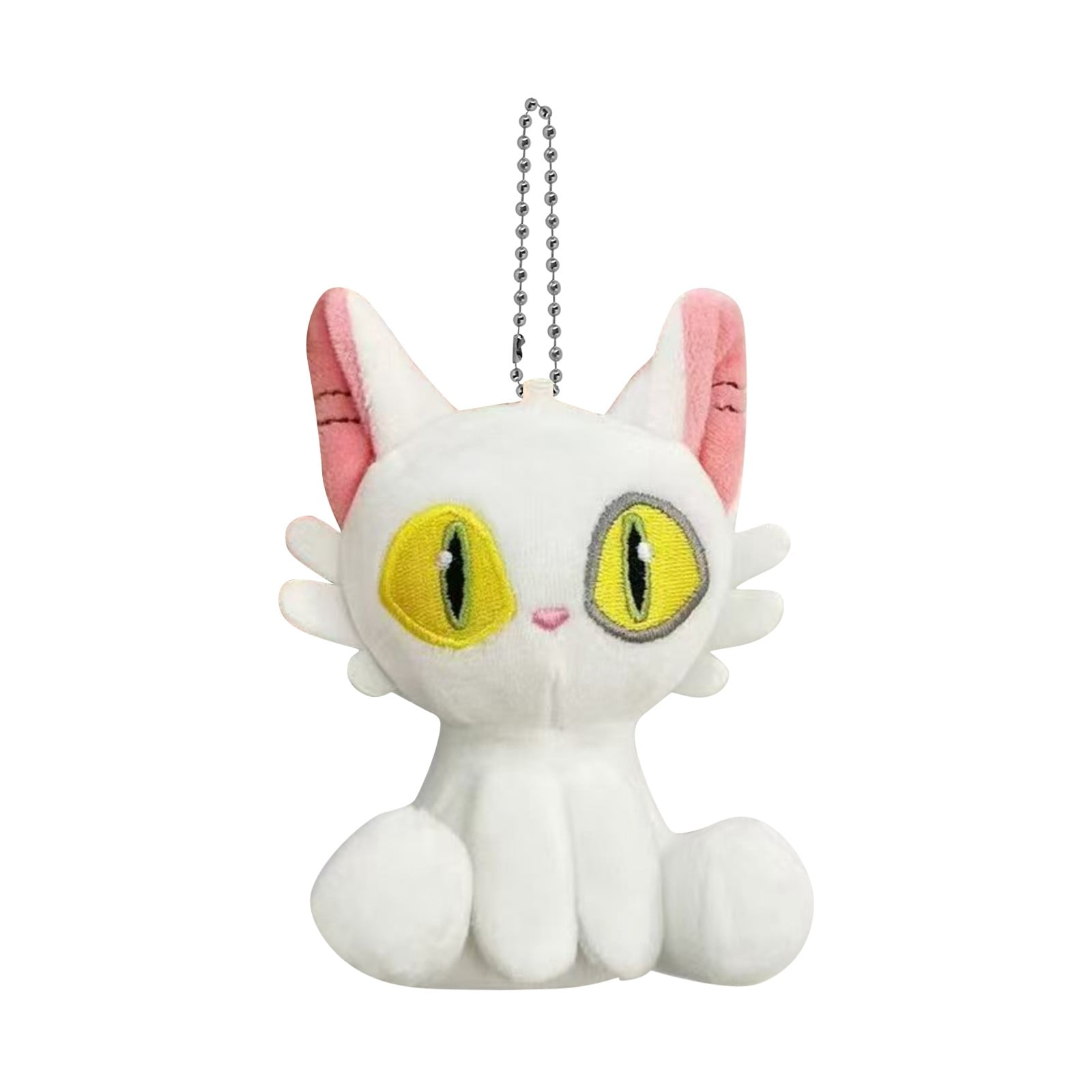 Jollup Suzume no Tojimari Sadaijin & Daijin Cat Keychain, Soft Stuffed ...