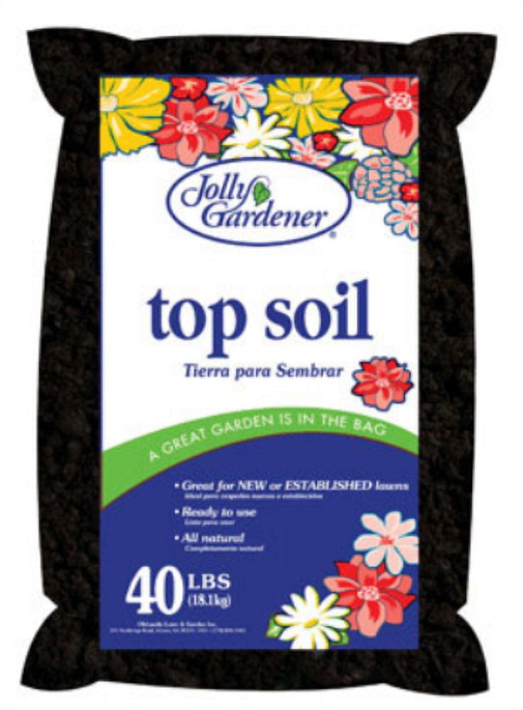 Jolly Gardener 50055075 Top Soil, 40 lbs - Walmart.com