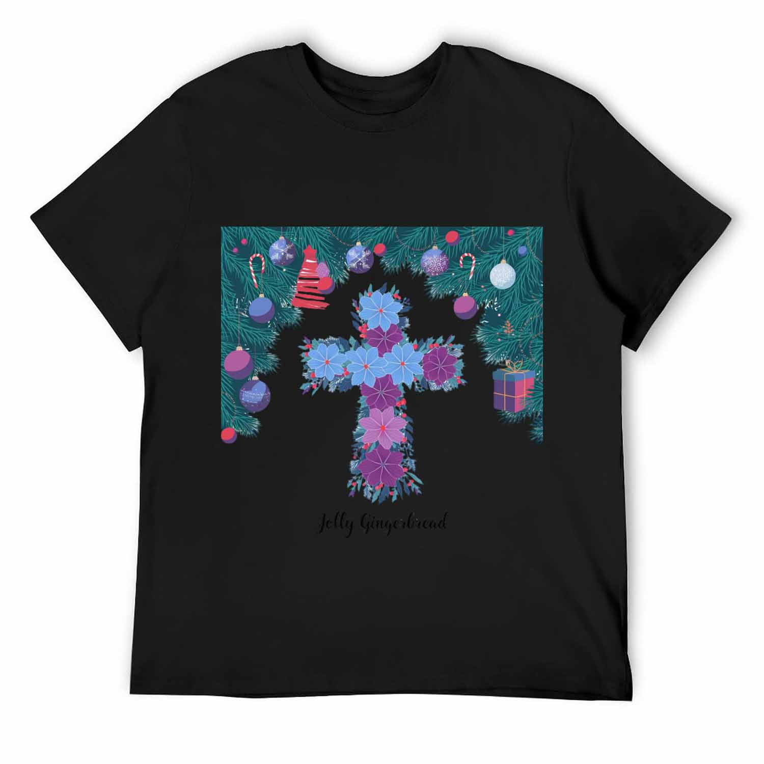 Jolly Gingerbread Rainbow Teacher Team Kinder Squad Leopard Print T ...