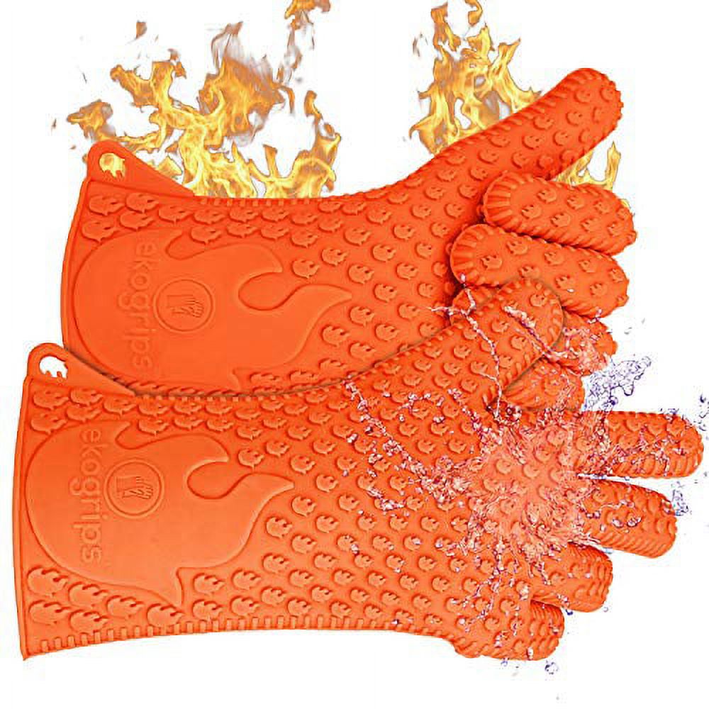 Jolly Green Products Ekogrips Premium Heat-Resistant BBQ Gloves for ...