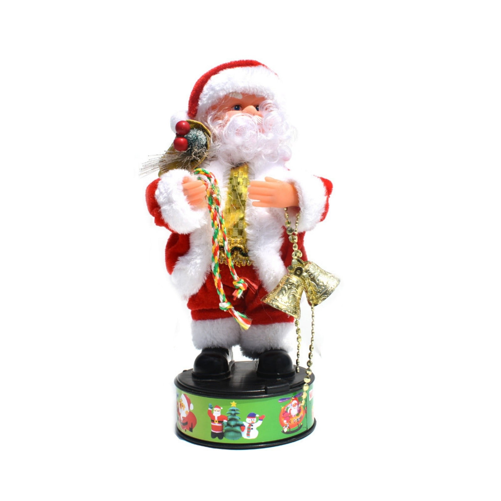 Jolly Melodic Santa Animated Figure With Festive Music For Desk ...