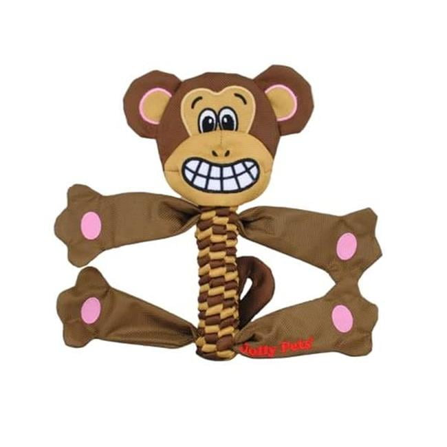 Jolly Pets Animal Flathead Monkey Dog Toy Small - Walmart.com