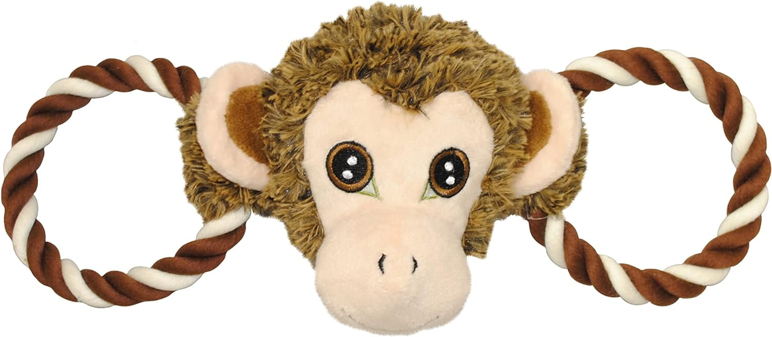Jolly Pets Jolly Tug-a-Mal Monkey Tug/Squeak Dog Toy, XLarge - Walmart.com