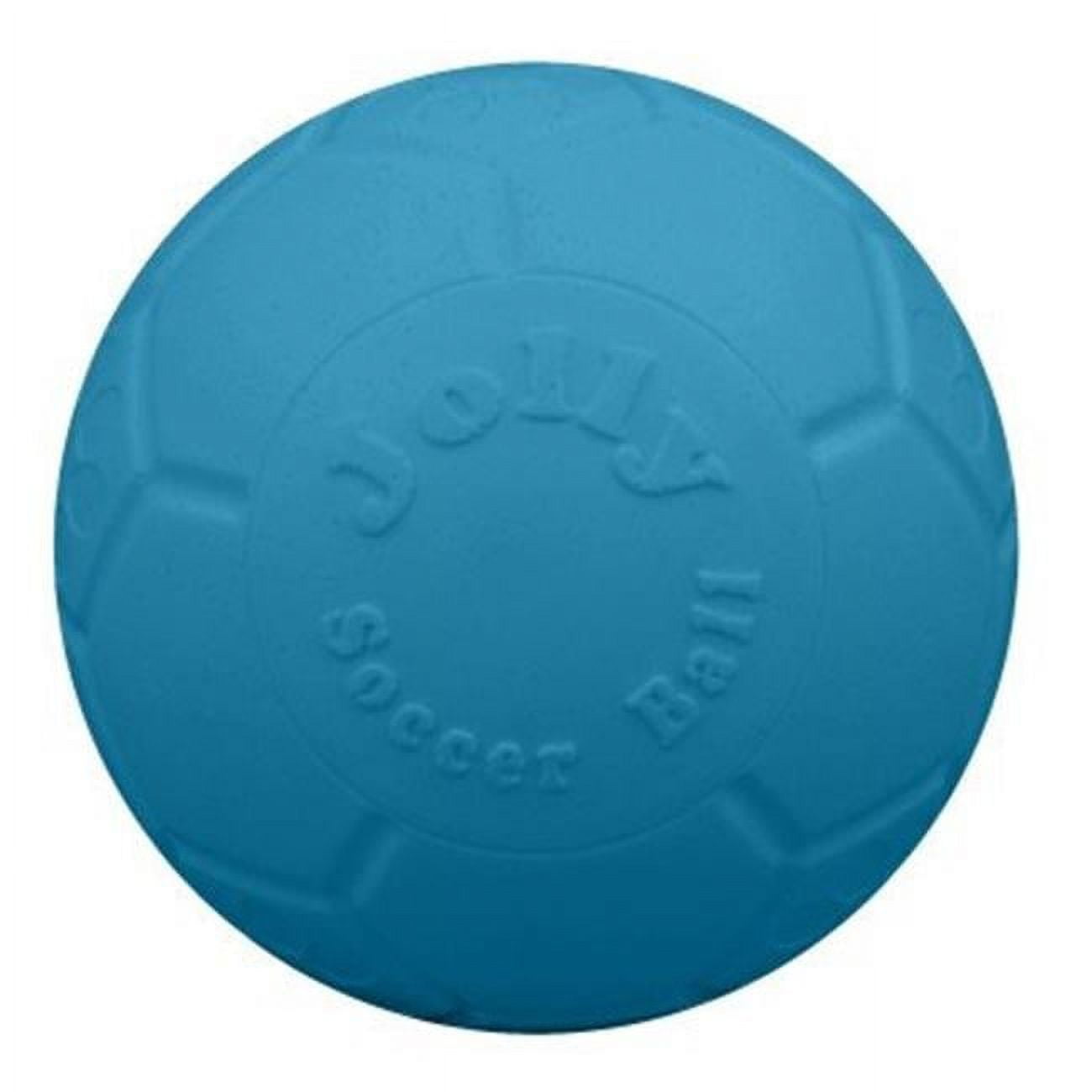 Jolly Pet Bouncy Dog Toy - Soccer Ball, Ocean Blue, 8in, Bouncing, Non ...