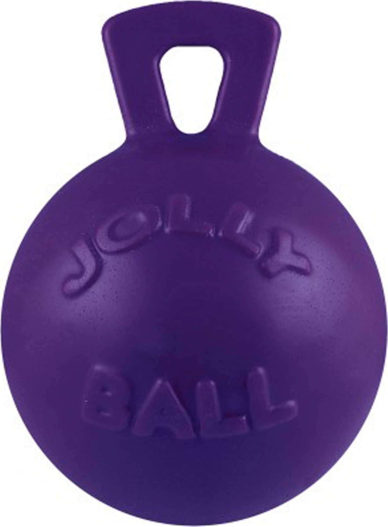 Jolly Pets Tug-n-Toss Ball, 4.5 inch Purple Rubber Toy for Dogs, Floats ...