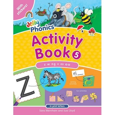 Jolly Phonics Activity Books, Set 1-7: Jolly Phonics Activity Book 1: In Print Letters (American ...