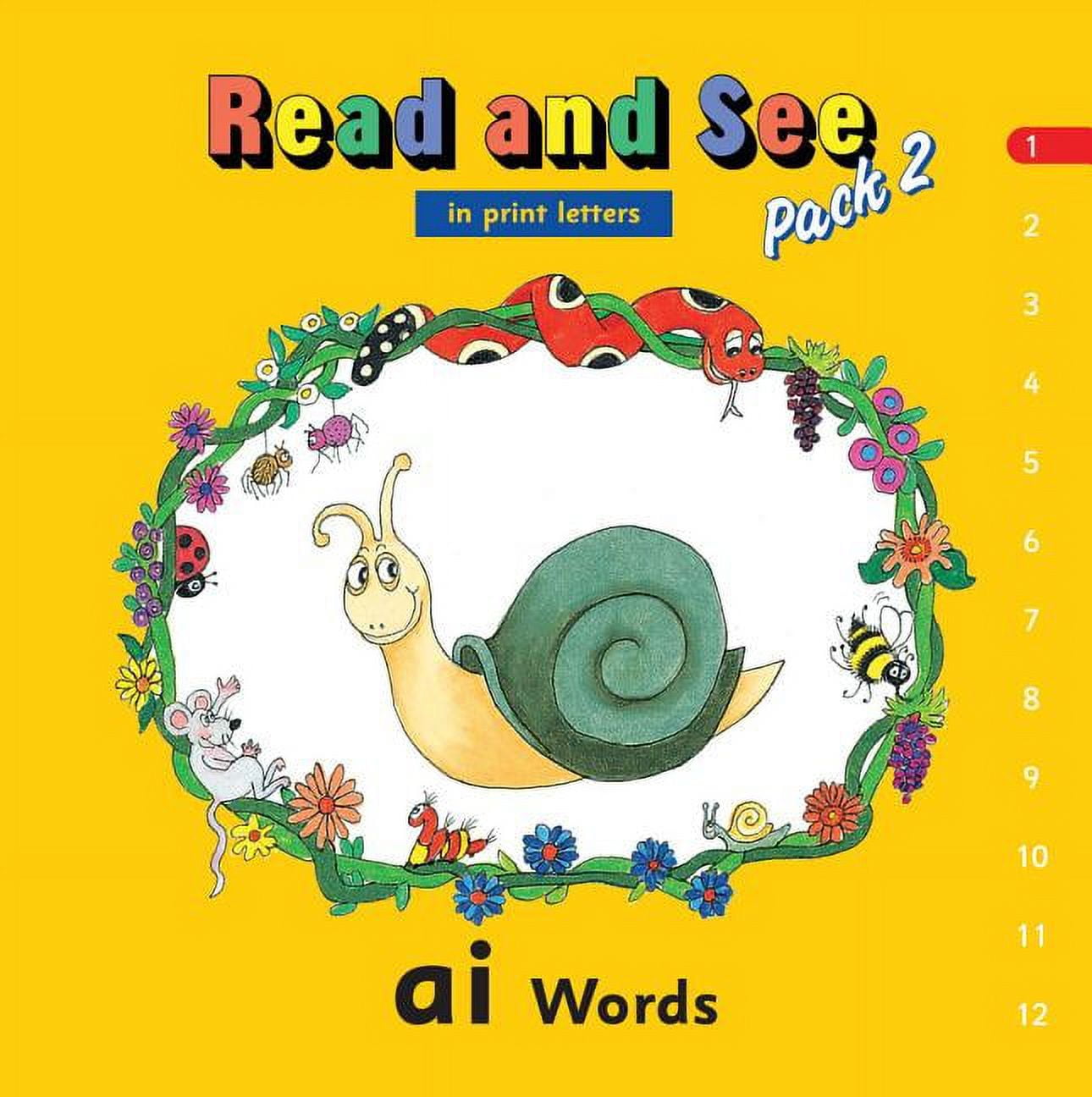 Jolly Phonics Read and See, Pack 2: In Print Letters (American English ...