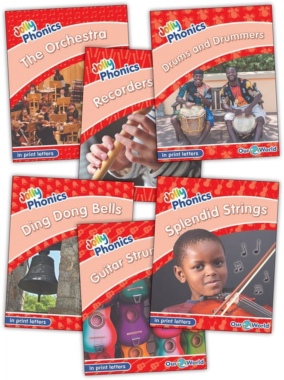 Jolly Phonics Readers Level 1, Our World: In Print Letters (American English Edition ...