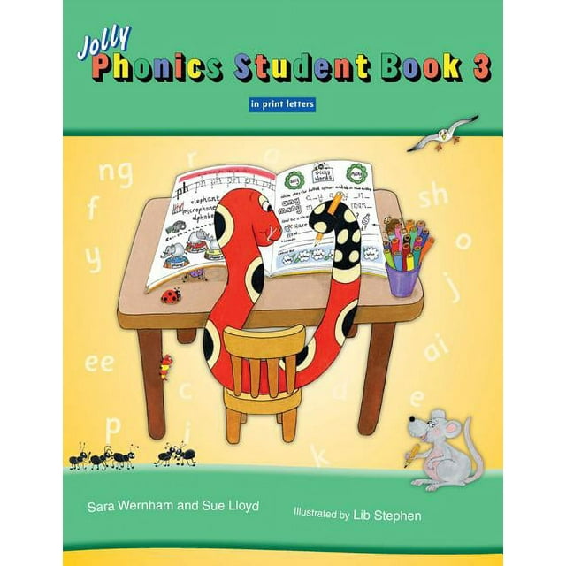 Jolly Phonics Student Book 3: In Print Letters (American English ...