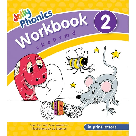 Jolly Phonics Workbooks, Set of 1-7 Jolly Phonics Workbook 2: In Print Letters (American English ...