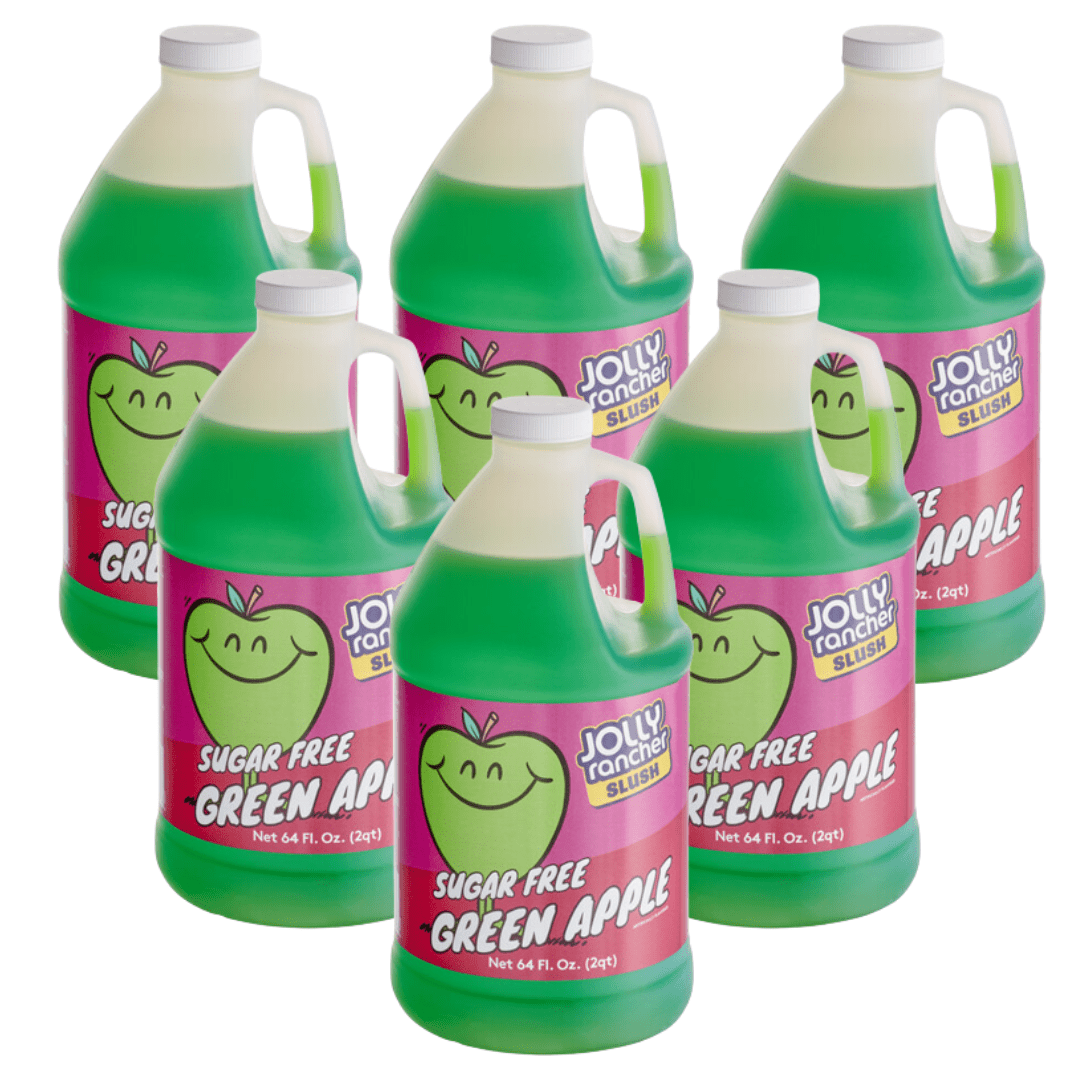 Jolly Rancher Sugar Free Green Apple Slushy Concentrate - 1/2 Gallon, 5 ...