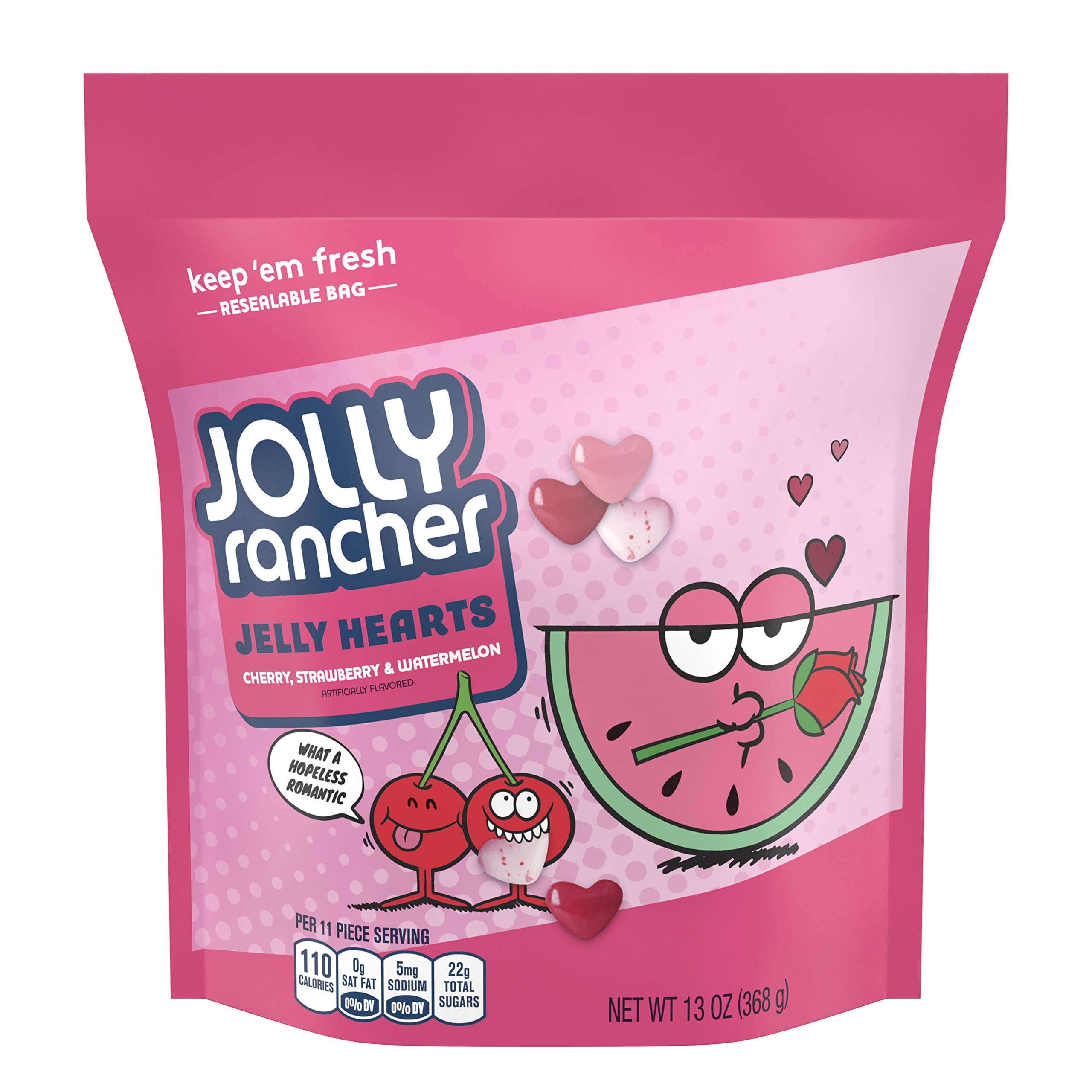 Jolly Rancher (1) Bag Jelly Hearts Valentine's Day Candy - Cherry ...