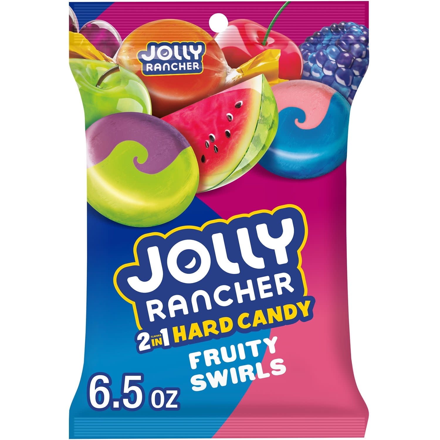 Jolly Rancher 2-in-1 Fruit Flavored 6.5 oz Hard Candy, Bag - Walmart.com