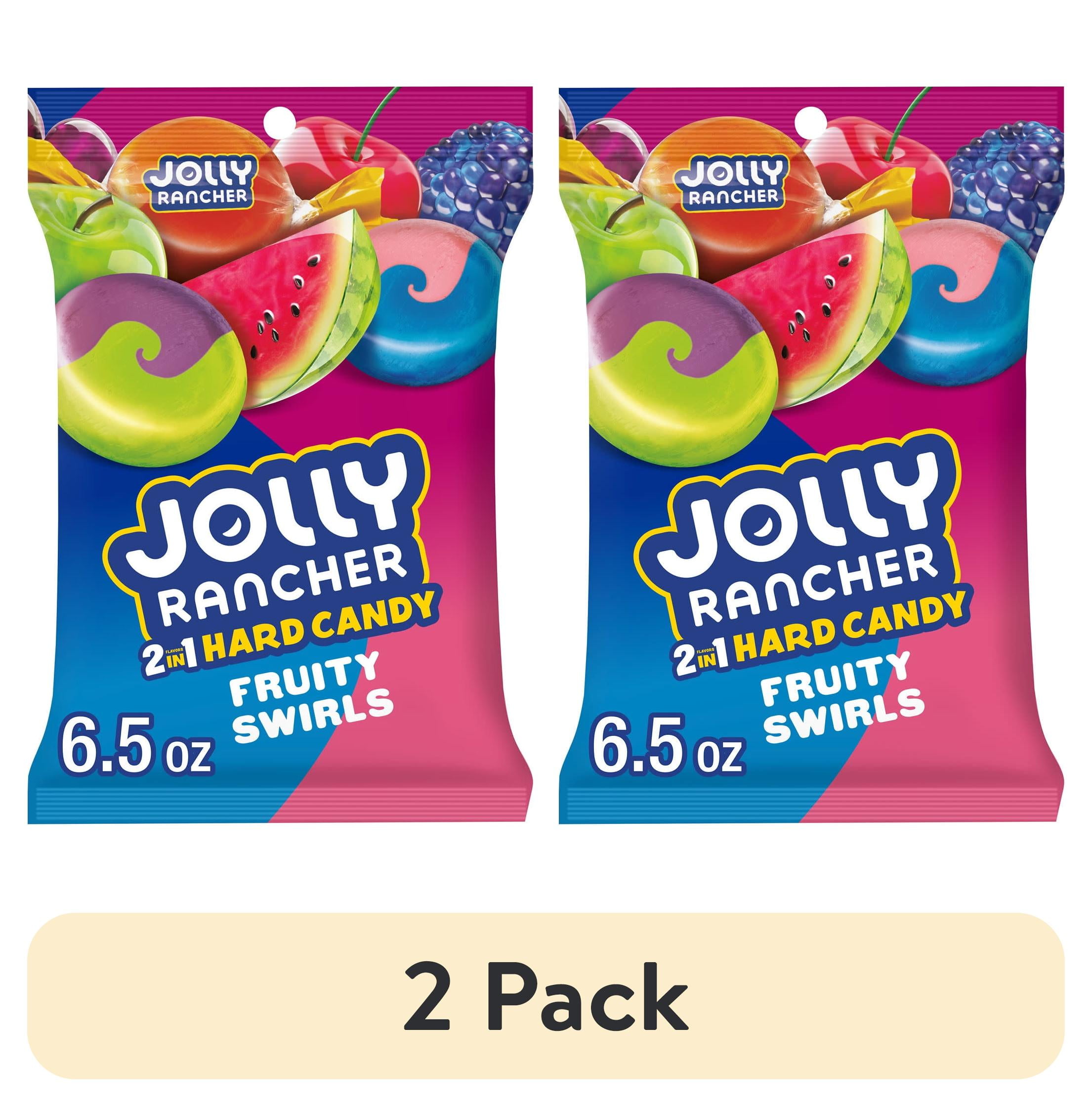 (2 pack) Jolly Rancher 2-in-1 Fruit Flavored Hard Candy, Bag 6.5 oz ...