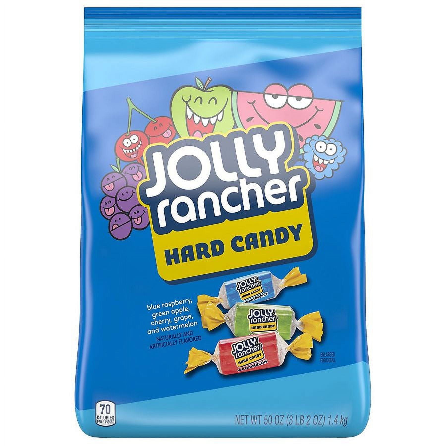 Jolly Rancher Assorted Hard Candy, Individually Wrapped, Bulk Bag 50.0 ...