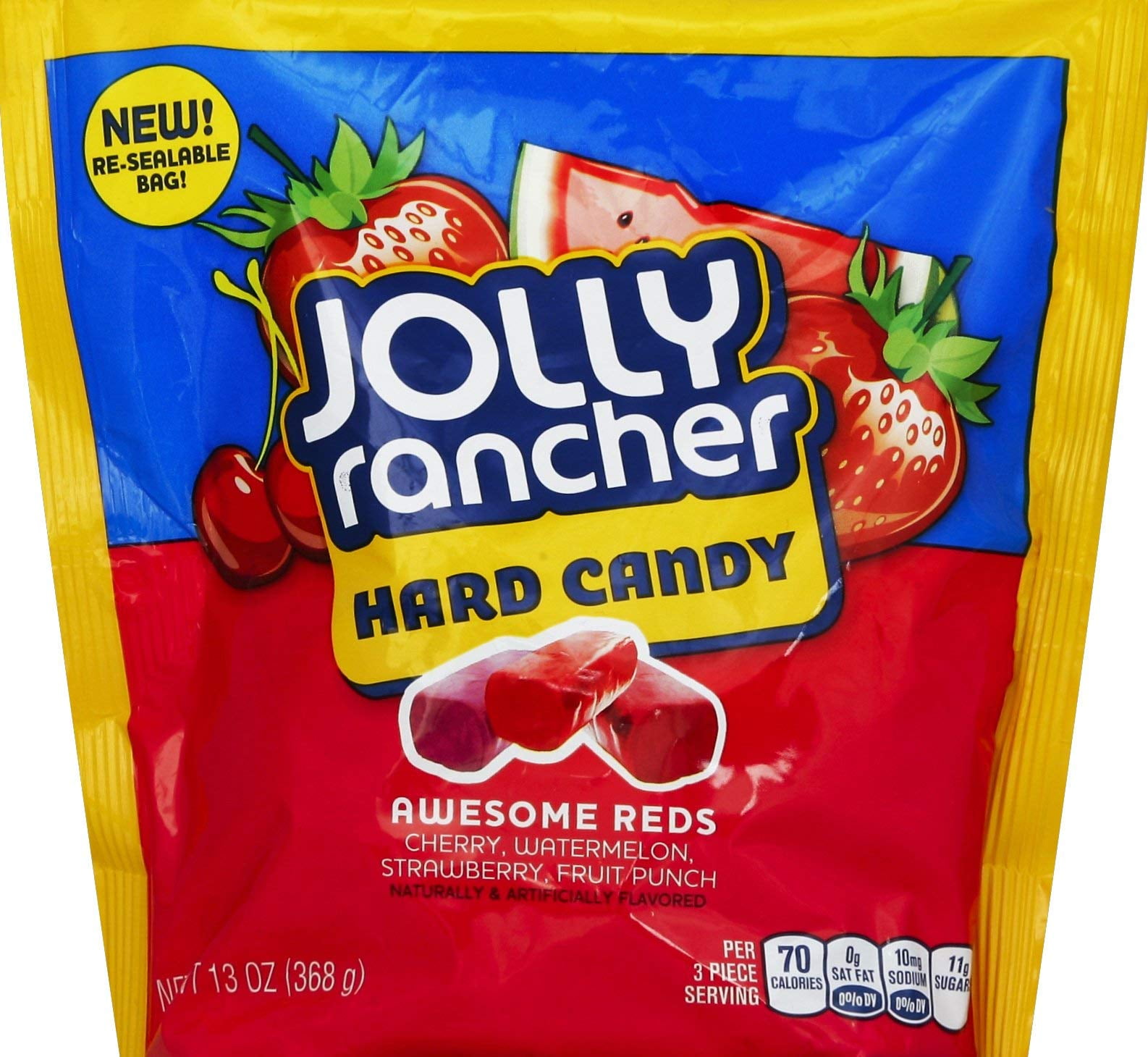 Jolly Rancher Awesome Reds Hard Candy, 13-Ounce Assortment Pack, Kosher ...