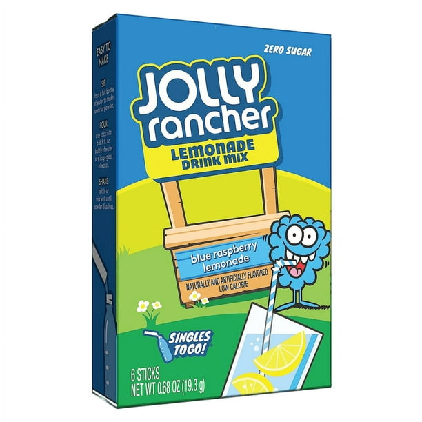 Jolly Rancher Blue Raspberry Drink Mix | 1 Pack - Walmart Business Supplies