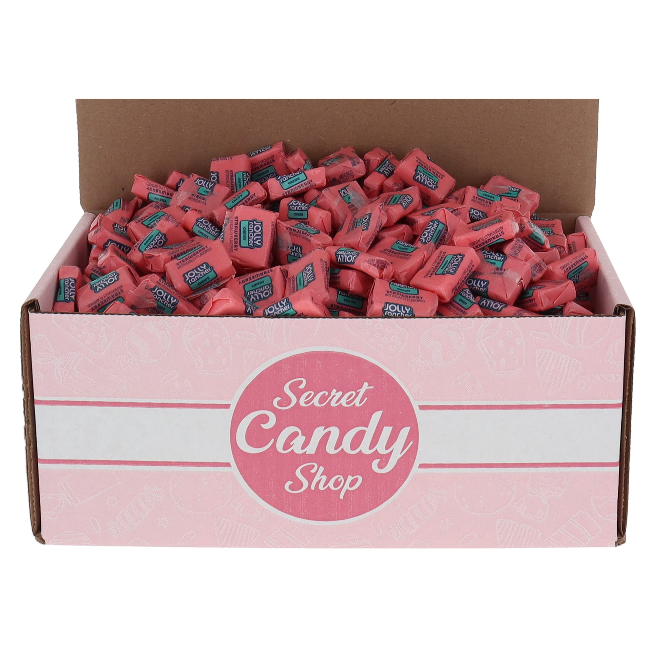 Jolly Rancher Chews Candy in Box (Individually Wrapped) (Strawberry ...