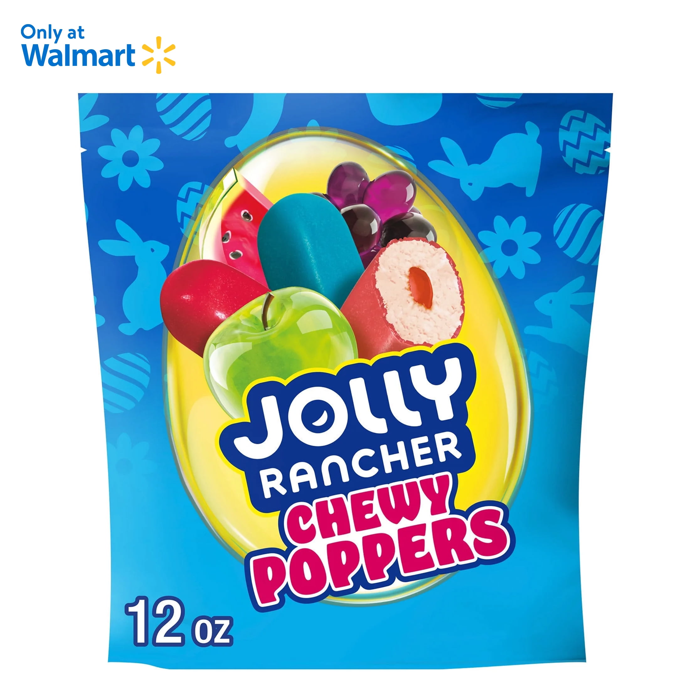 Jolly Rancher Chewy Poppers Original Fruit Flavored Easter Candy, Bag 12 oz - Walmart.com