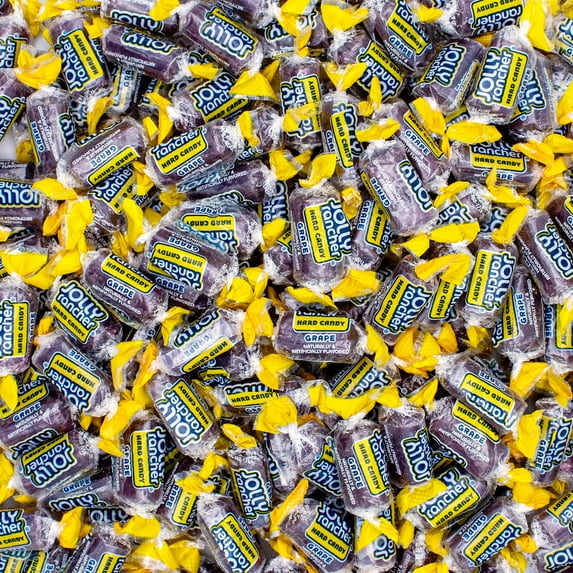 Jolly Rancher Grape Hard Candy, Bulk Individually Wrapped, Resealable ...
