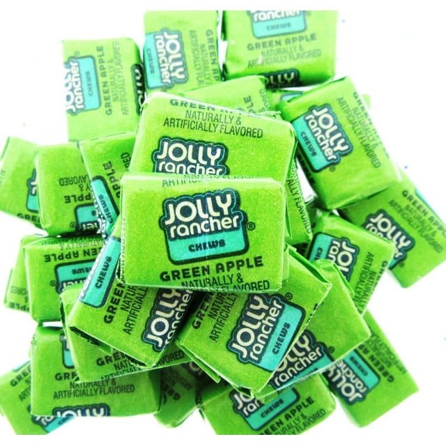 Jolly Rancher Green Apple 3lb Chews Favorite Flavor candy Three Pound ...