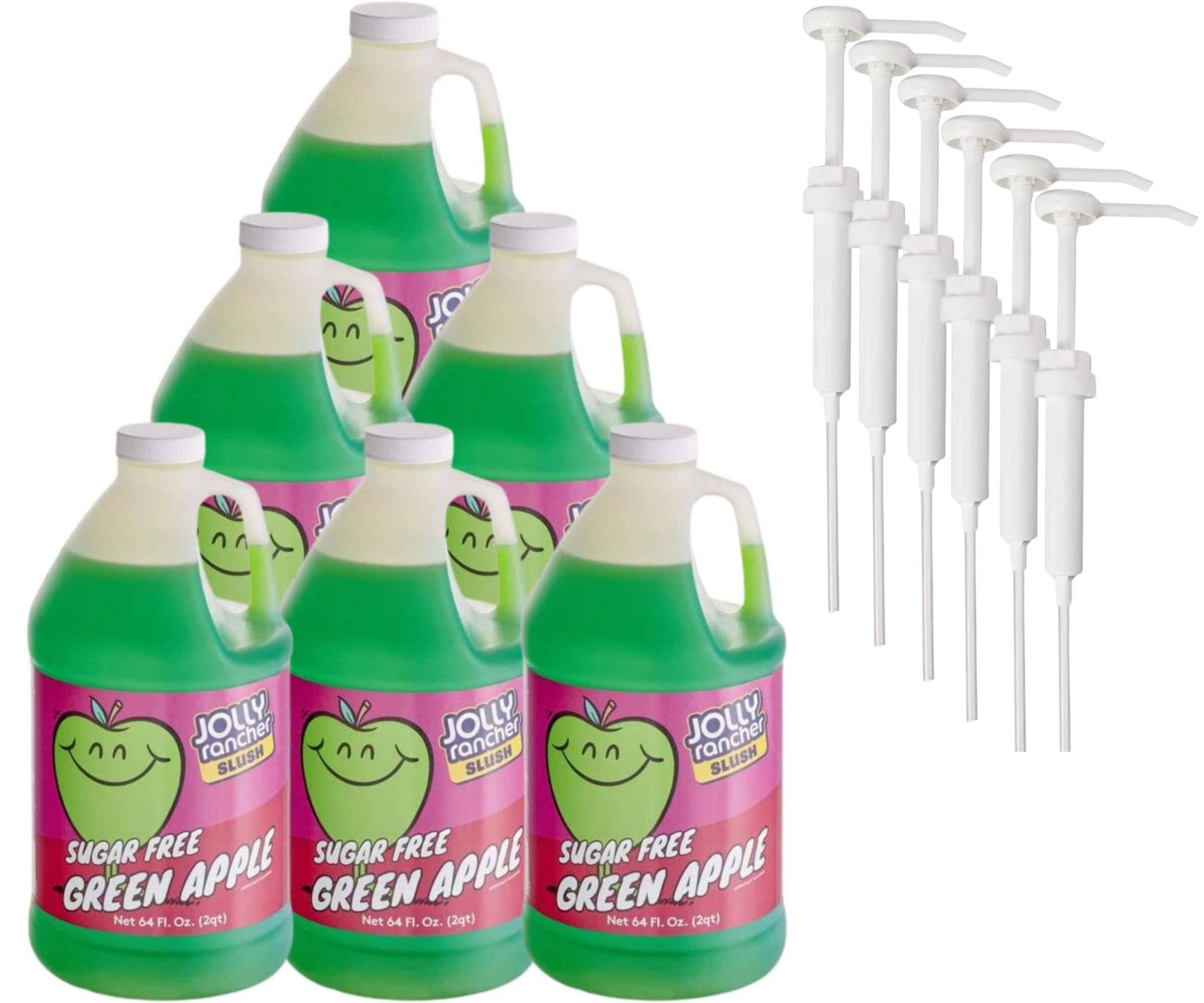 Jolly Rancher Green Apple Slushy Syrup 5:1 Bulk Food Service ...