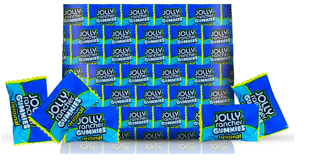 Jolly Rancher Gummies Assorted Fruit Flavored, Bulk Fun Size Candy (1 ...