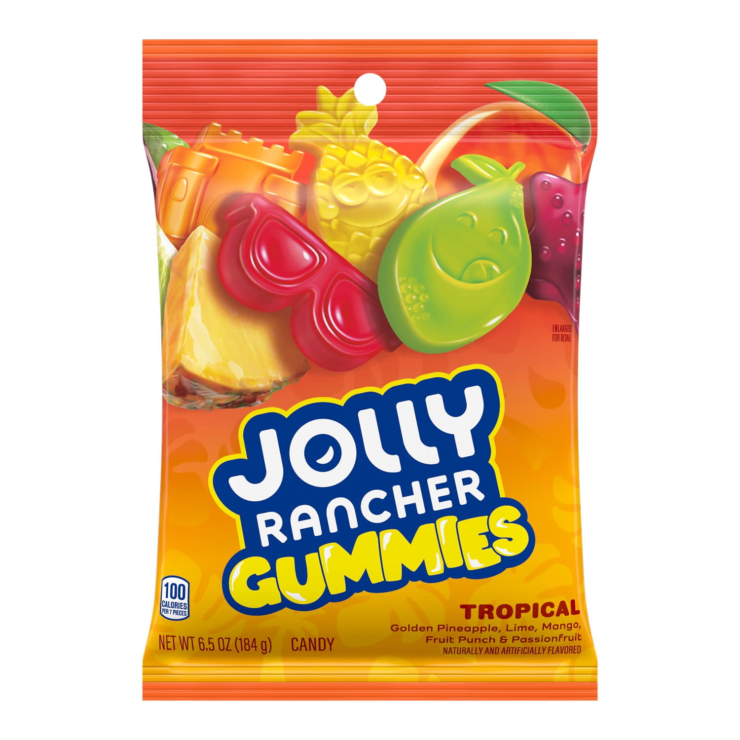 Jolly Rancher Gummies Tropical Beach Blast Flavored Candy, Bag 6.5 oz ...