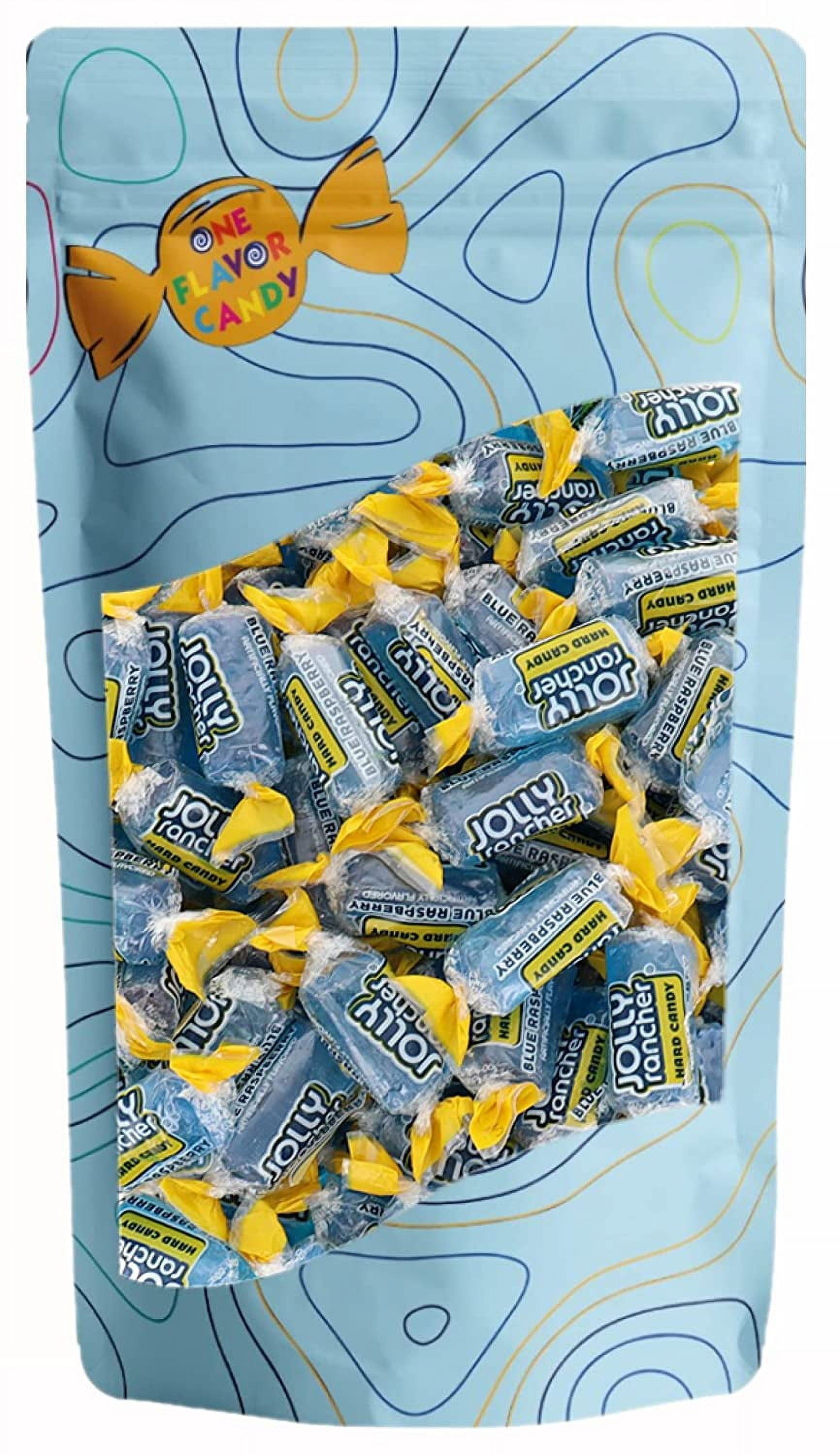 Jolly Rancher Blue Raspberry Hard Candy, Individually Wrapped, 1lb ...