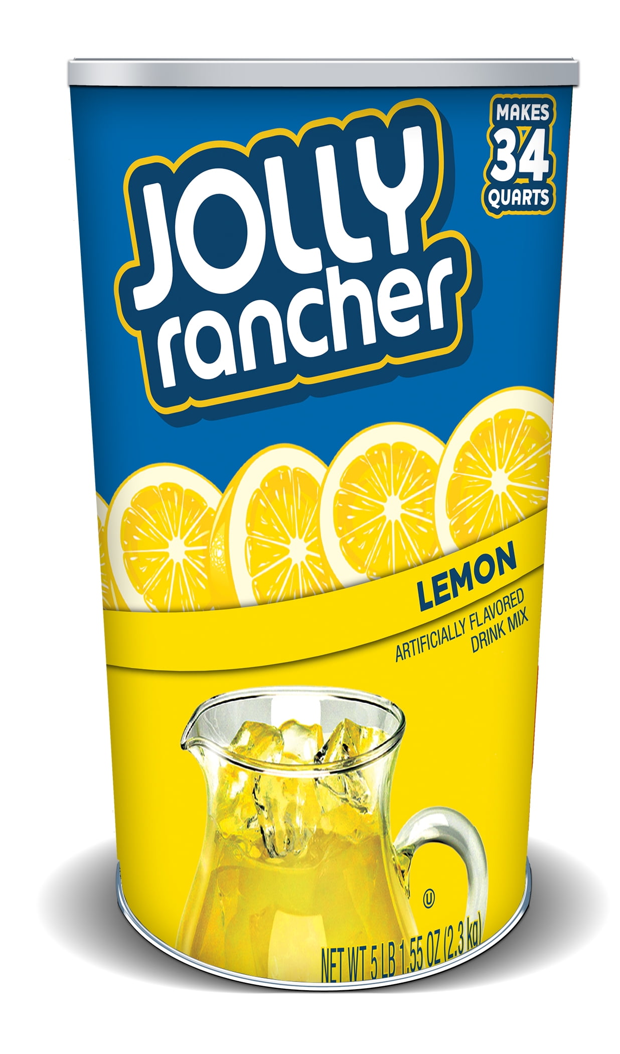 Jolly Rancher Lemon Powdered Drink Mix, 5 lb Canister - Walmart ...