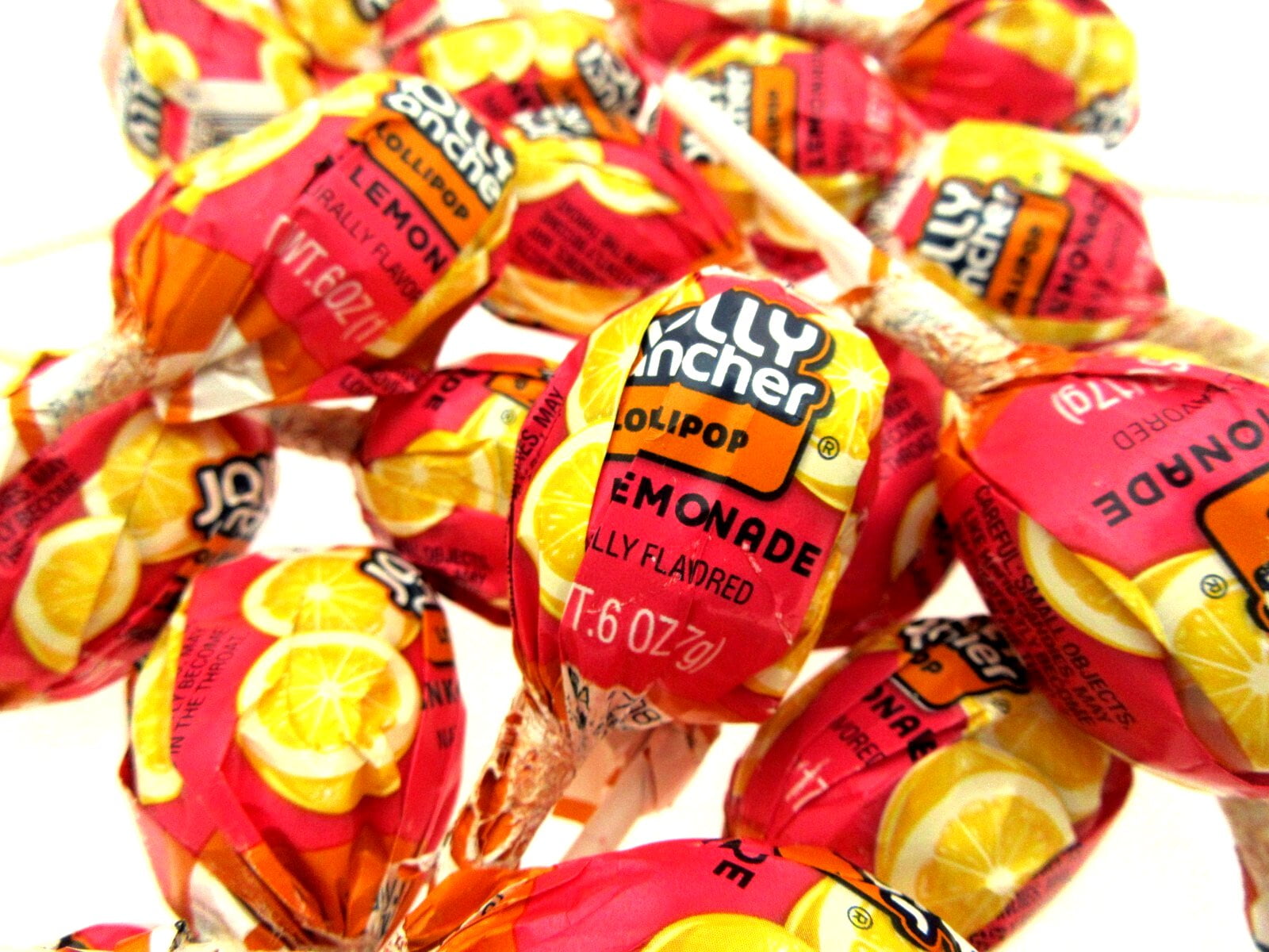 Jolly Rancher Lolli Pops Lemonade Suckers Hard Candy 16oz One Pound ...
