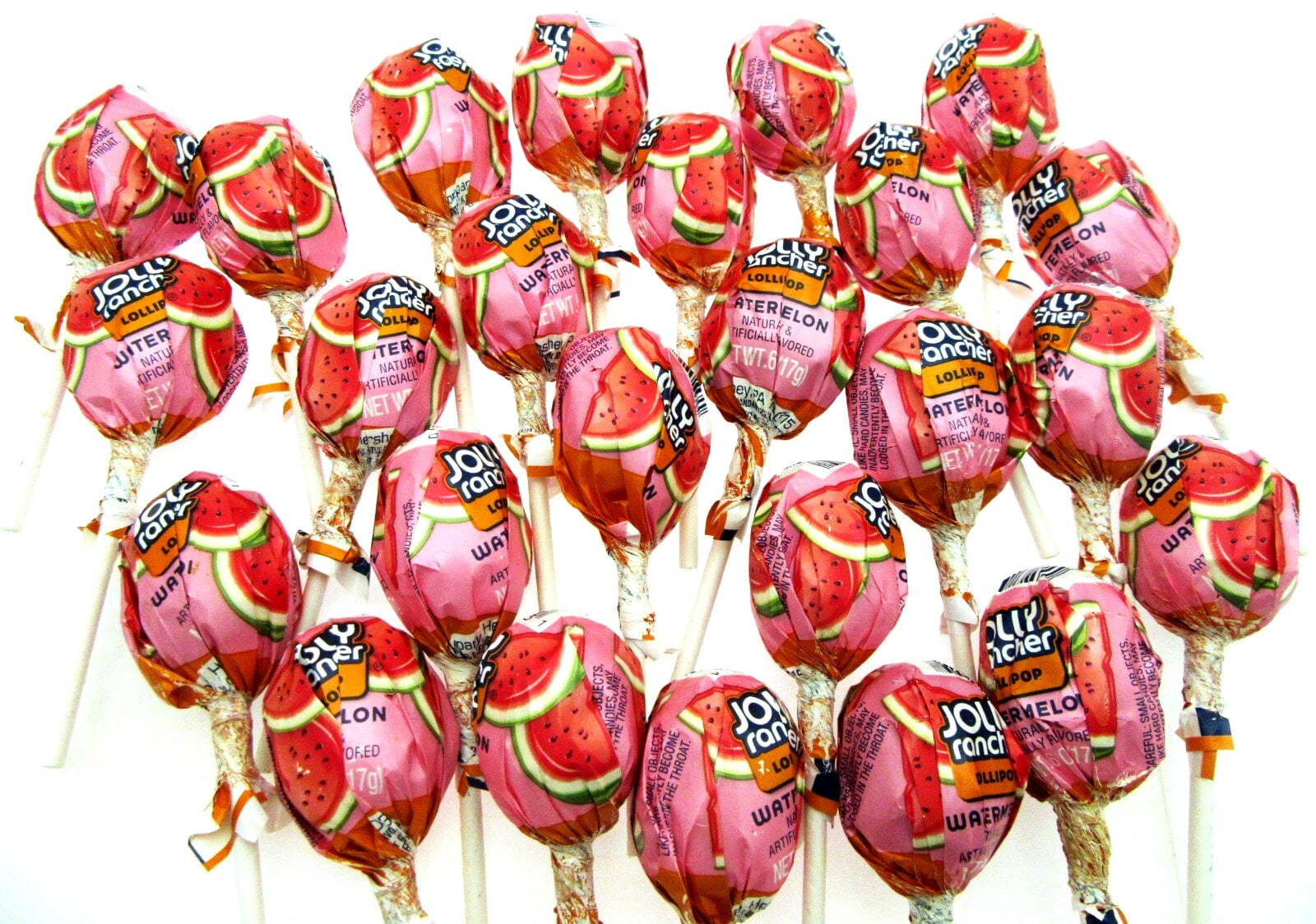 Jolly Rancher Lolli Pops Watermelon Suckers Hard Candy 16oz One Pound ...