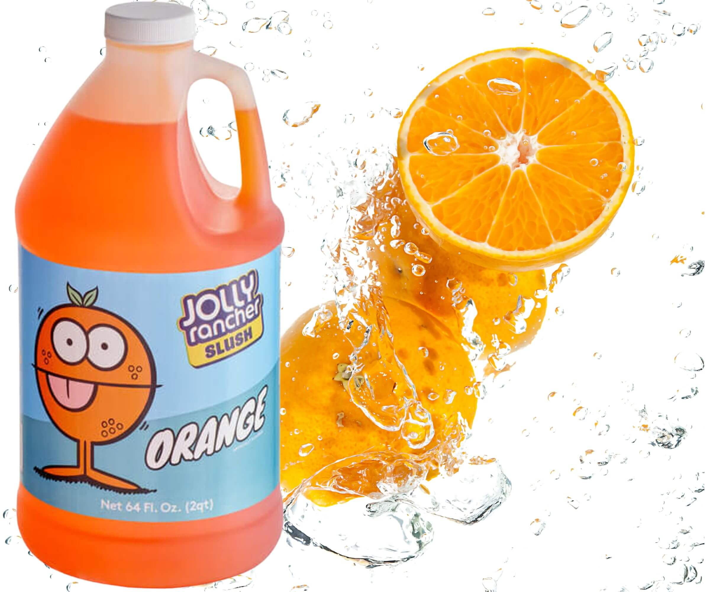 Jolly Rancher Orange Slushy Syrup 5:1 - 64 oz Bulk Food Service ...