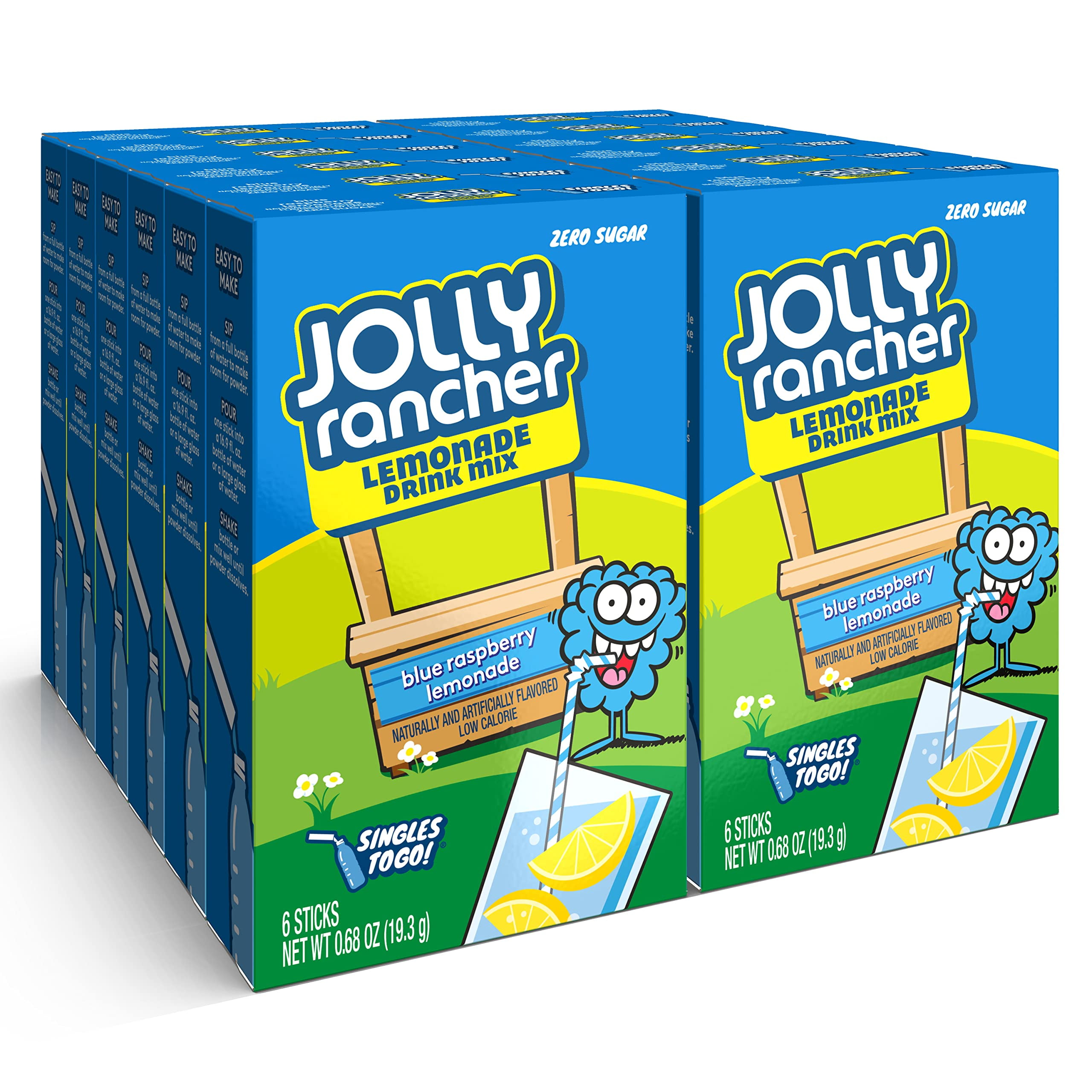 Jolly Rancher Rancher Singles To Go Water Drink Mix, Blue Raspberry ...
