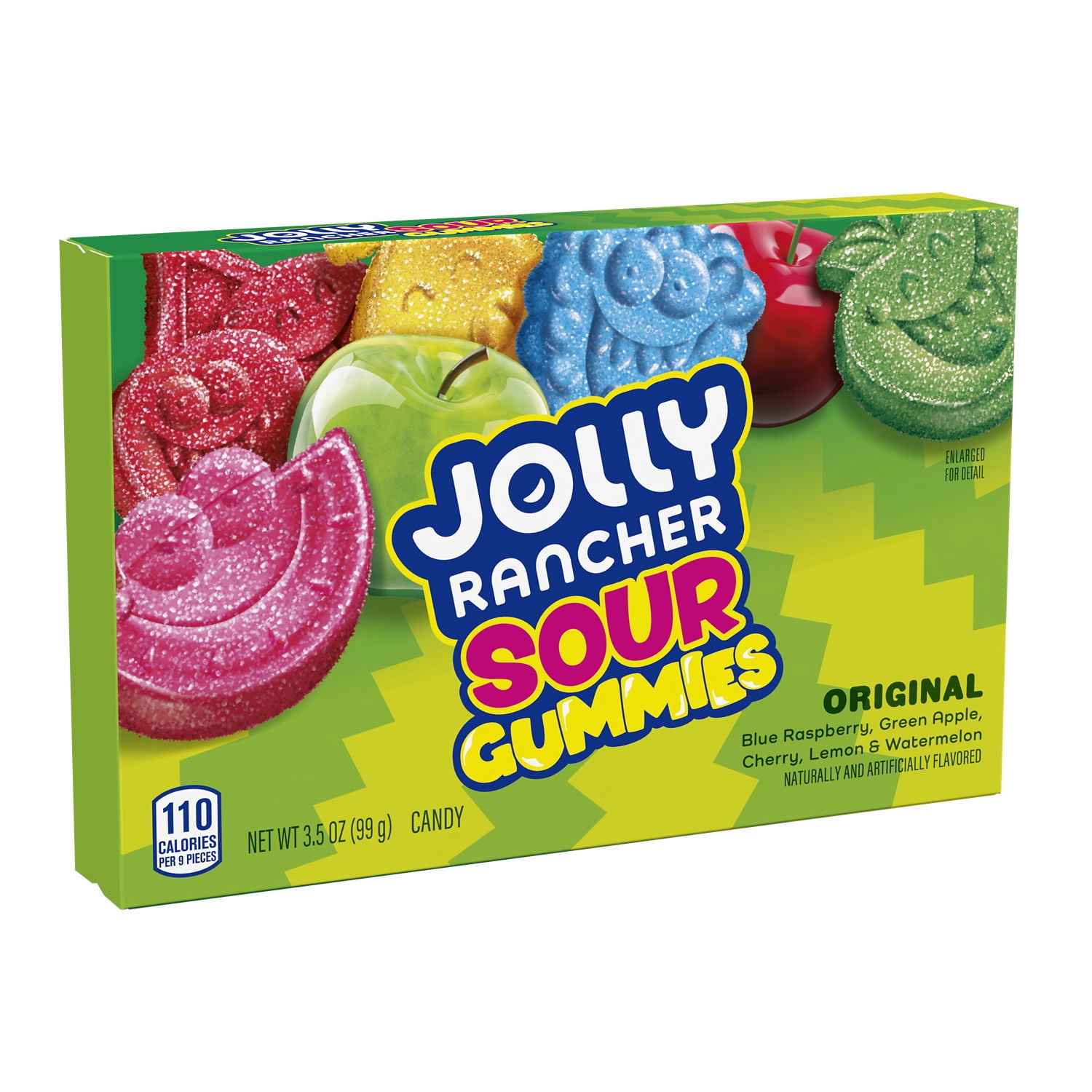 Jolly Rancher Sour Gummies Assorted Fruit Flavored Candy, Box 3.5 oz ...