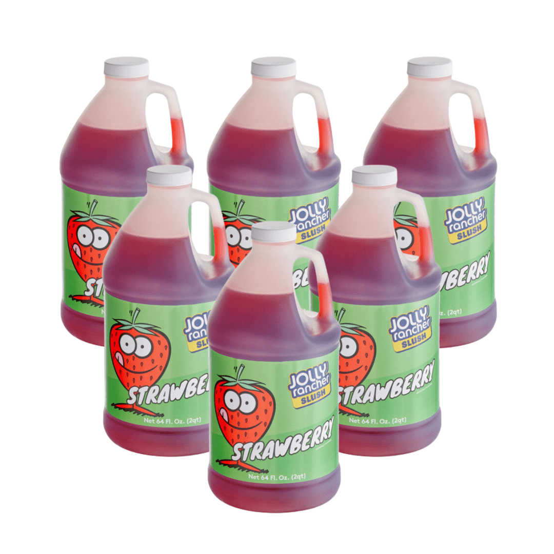 Jolly Rancher Strawberry Slushy Concentrate - 1/2 Gallon Jug | Sweet ...