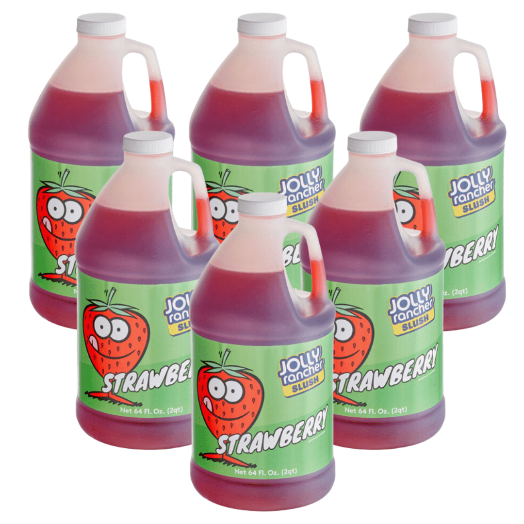 Jolly Rancher Strawberry Slushy Syrup 5:1 - Bulk Food Service ...