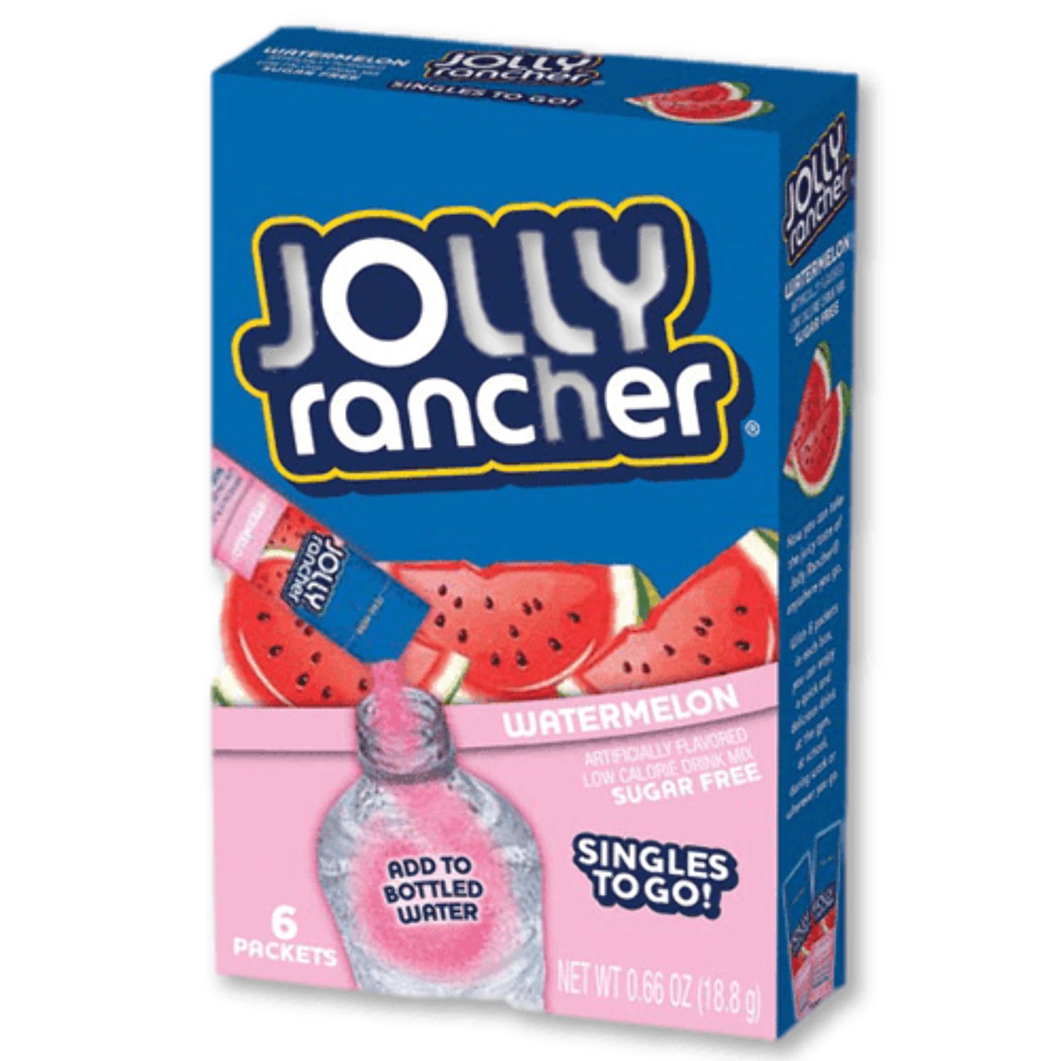 Jolly Rancher Sugar-Free Watermelon Singles-To-Go Candy Packs ...
