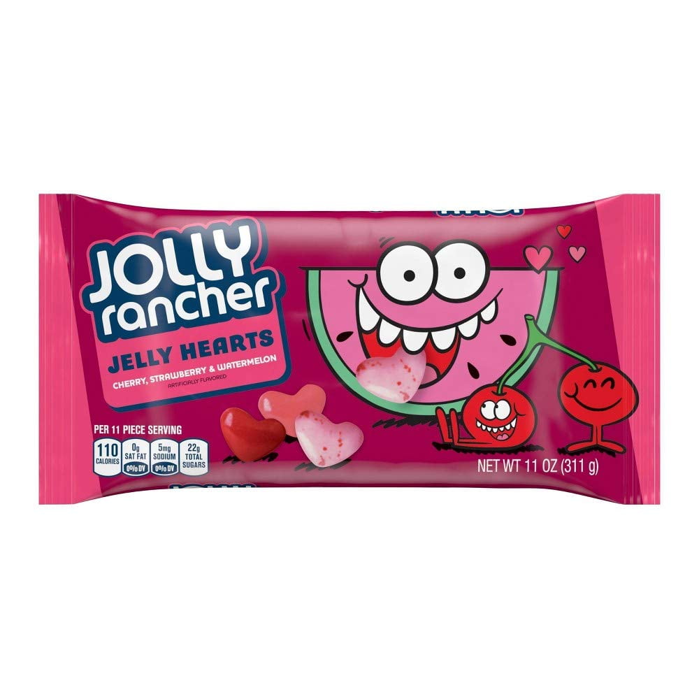 Jolly Rancher Valentines Day Jelly Hearts - 11oz (Pack of 2) - Walmart.com
