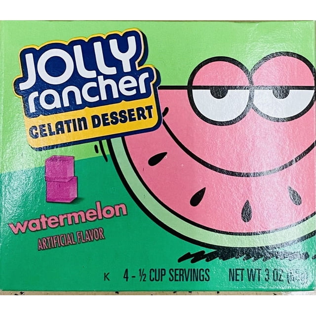 Jolly Rancher WATERMELON Gelatin Jello Dessert 3 oz Box - Walmart.com