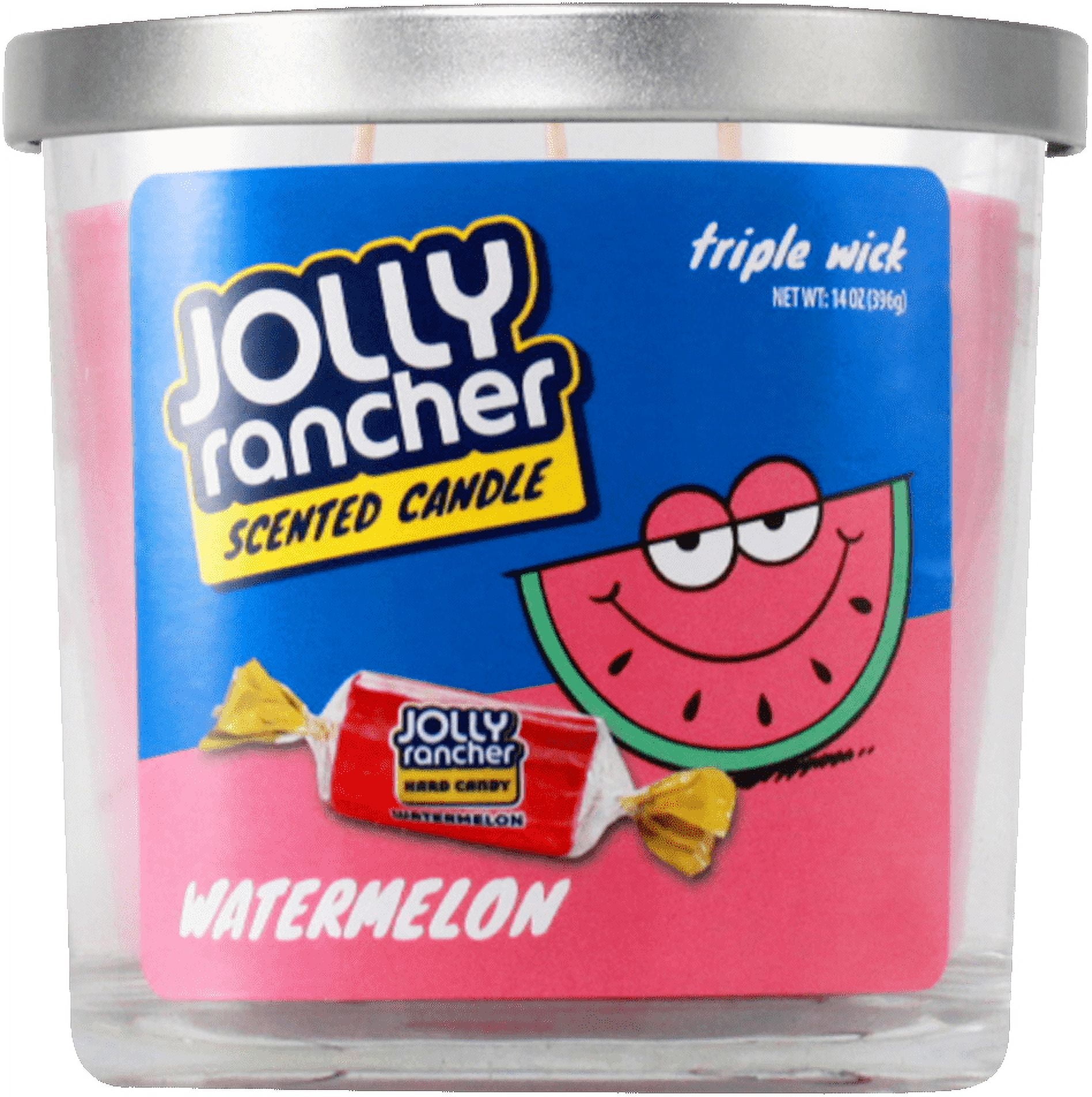 Juicy Fruit-like Aroma, Jolly Rancher Watermelon Triple Wick Scented ...