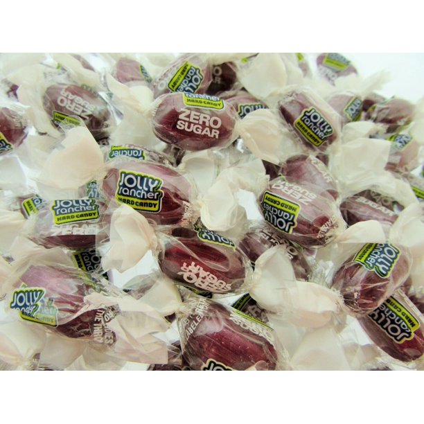 Jolly Rancher ZERO SUGAR FREE Grape 8oz Candy Candies America Half ...